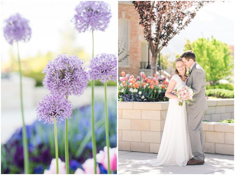 Spring Provo City Center Temple Wedding | Jessie and Dallin Photography