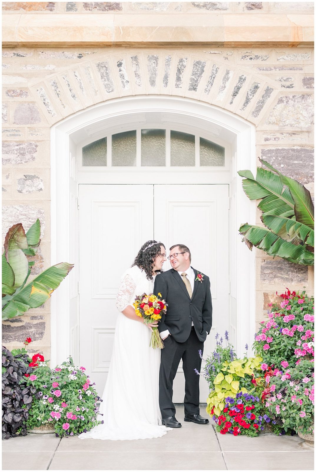 Logan Temple Fall Wedding and Logan Country Club Reception | Jessie and ...