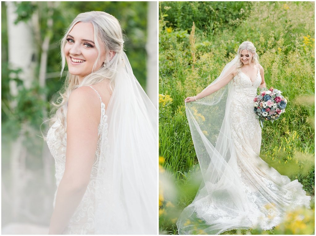 Snowbasin Summer Bridal Session | Jessie and Dallin Photography