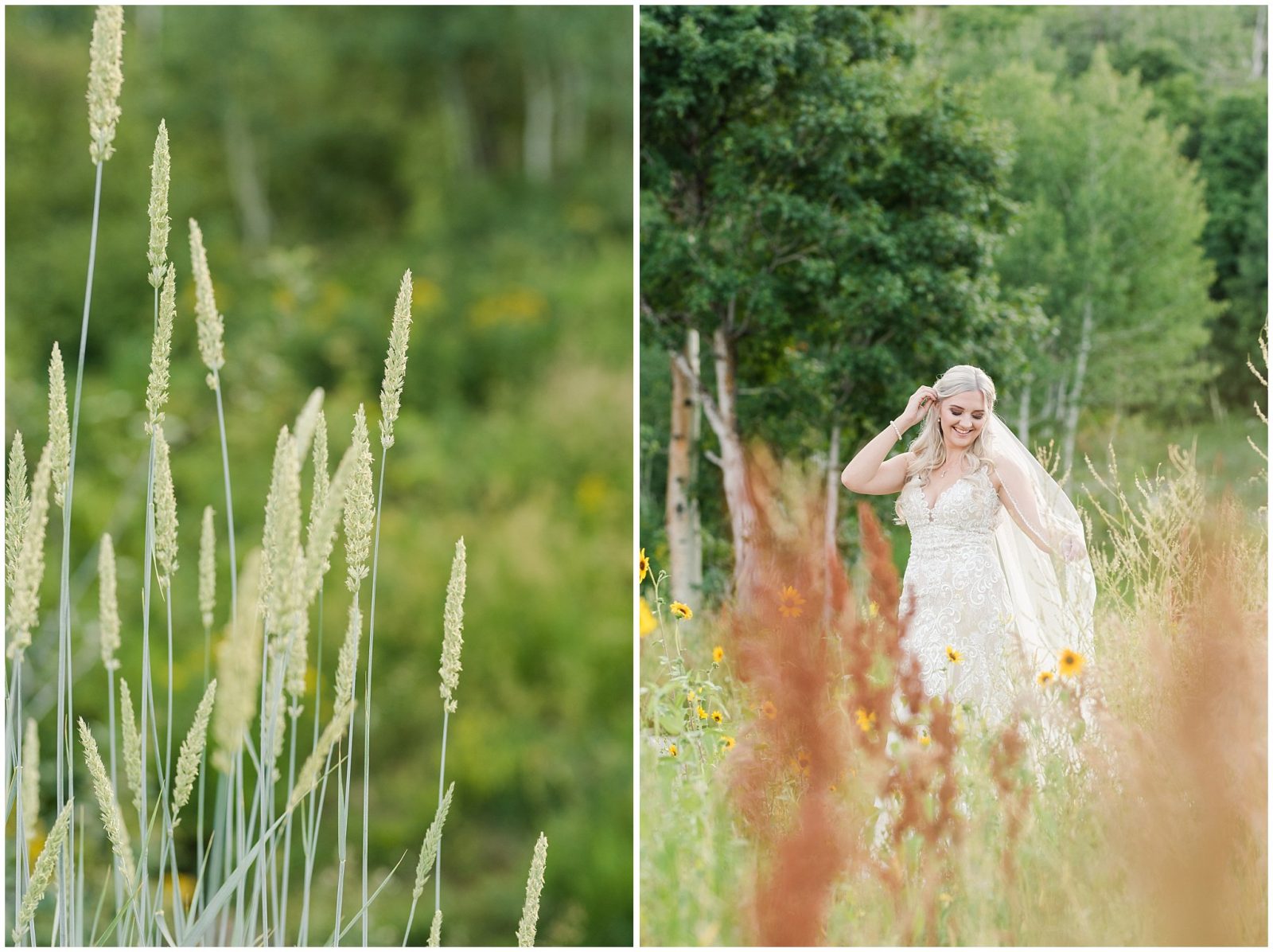Snowbasin Summer Bridal Session | Jessie and Dallin Photography