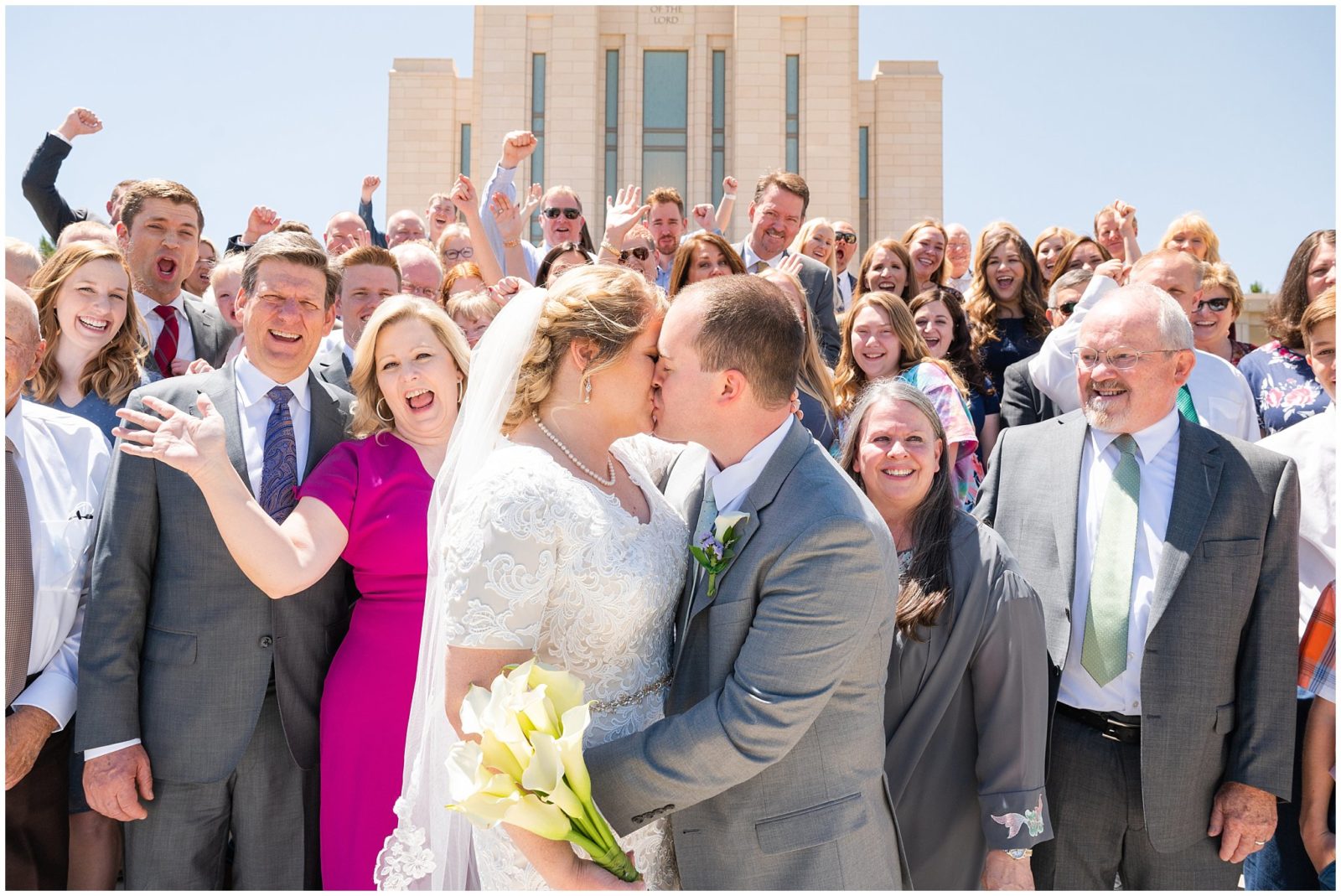 Millennial Falls and Oquirrh Mountain Temple Wedding - Utah Wedding ...