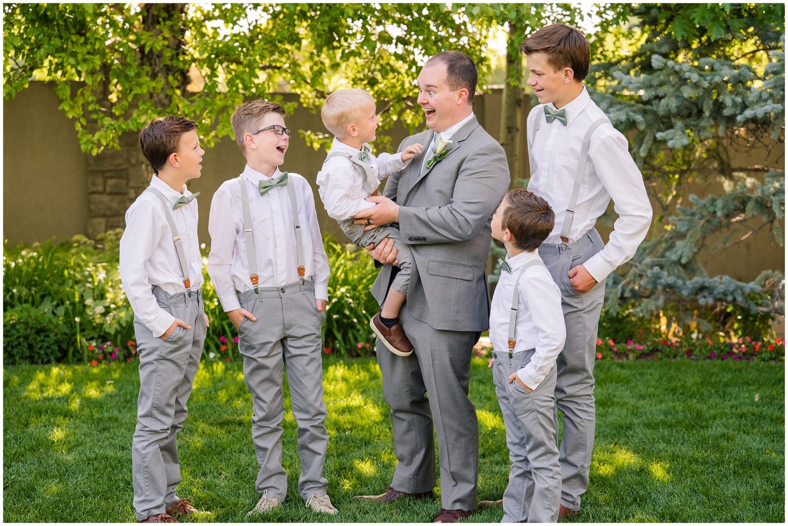 Millennial Falls and Oquirrh Mountain Temple Wedding - Utah Wedding ...