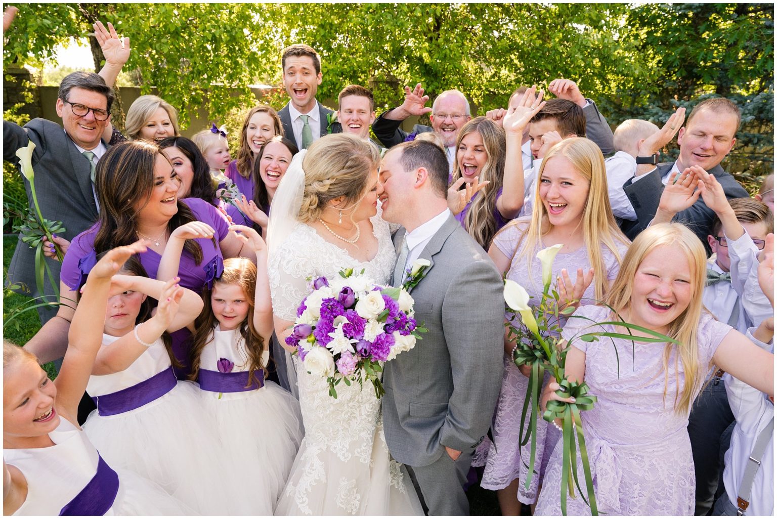 Millennial Falls and Oquirrh Mountain Temple Wedding - Utah Wedding ...