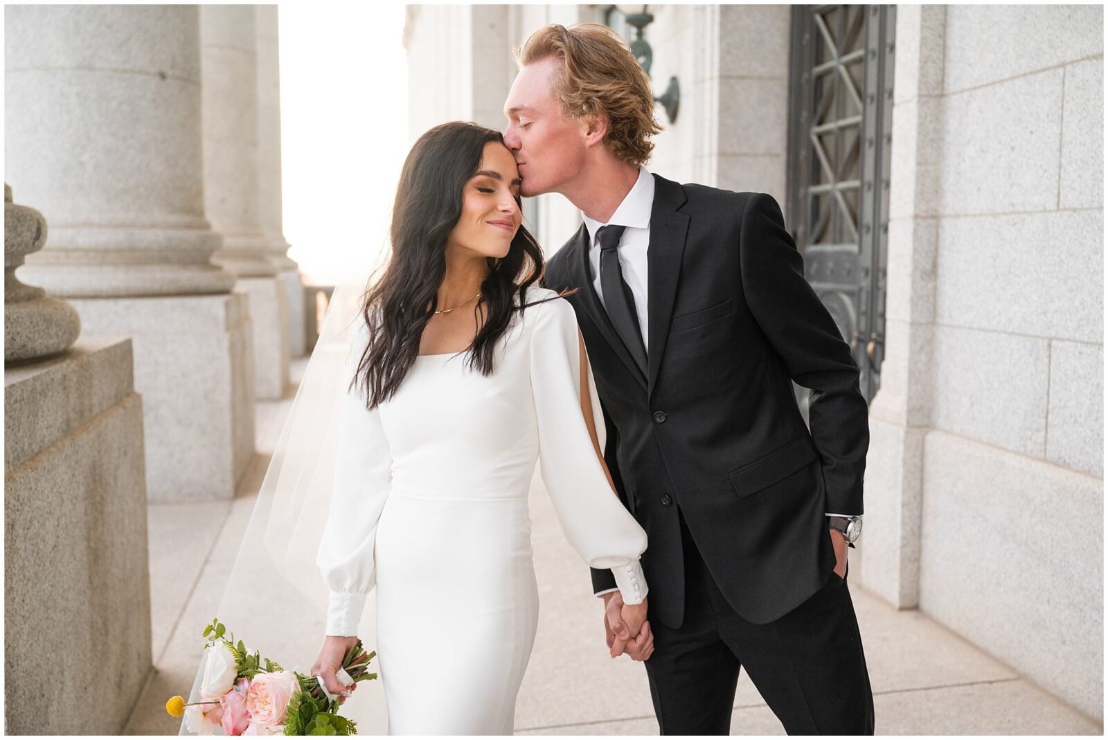 Utah State Capitol and Tunnel Springs Wedding Formal Session